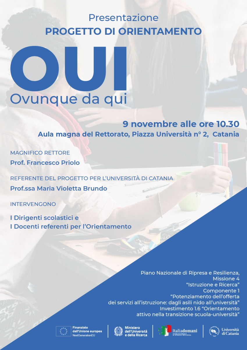 Progetto Orientamento "OUI, ovunque da qui": la presentazione ...